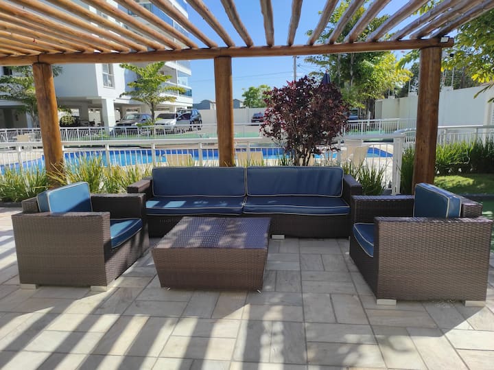 Ap. Aquamarine - à 200m Da Praia De Costazul - Rio das Ostras