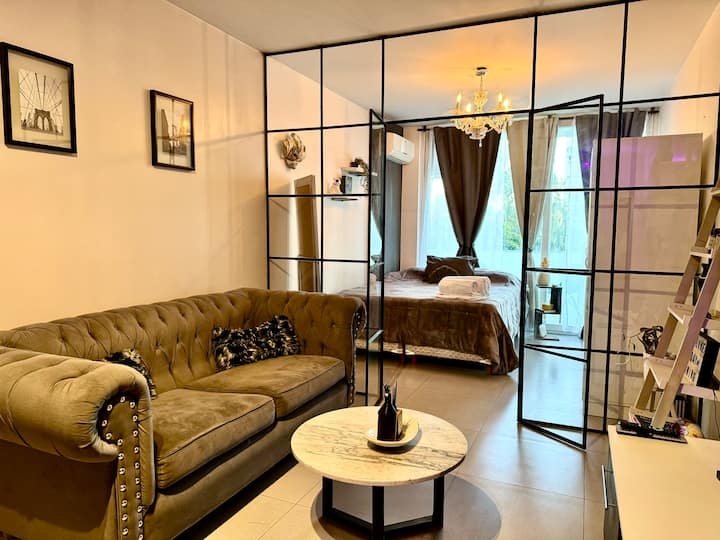 Studio In Palermo With Rooftop Pool And Security - San Martin, Argentina