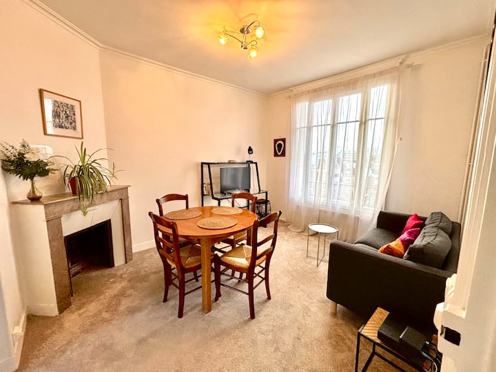 "La Belle Détente", 5min De La Gare, 15min Paris - Ermont