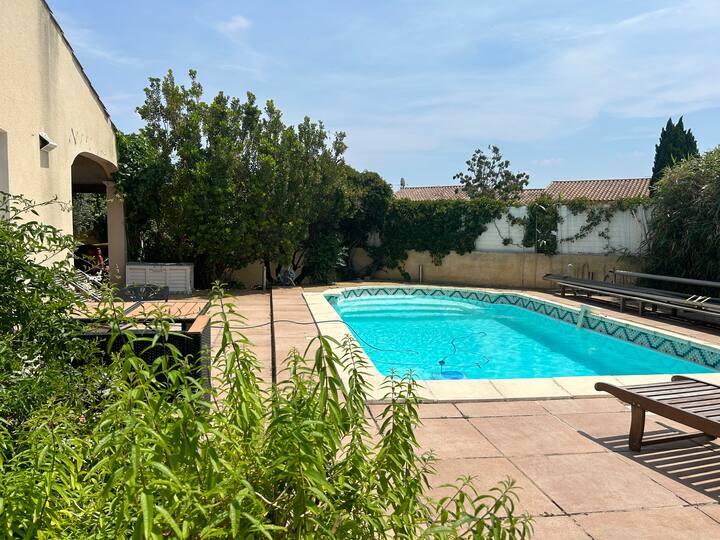 Villa Méditerranéenne Calme,piscine Sans Vis à Vis - 貝濟耶