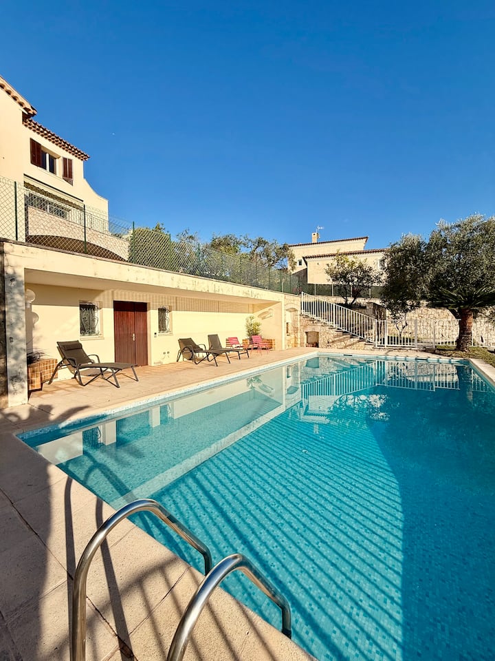 Villa Azur Nice Ouest Terron - Avec Piscine - Nice