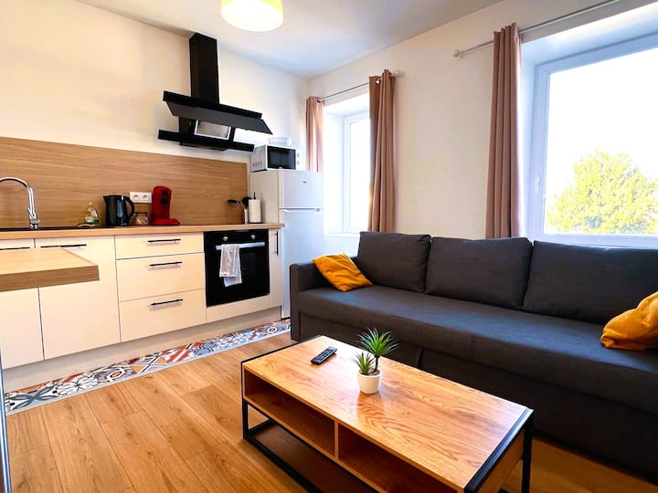 Rb•2g - Joli 2 Pièces Tout éQuipé De 1 à 4 Pers. - Ibis Styles Mulhouse Centre Gare