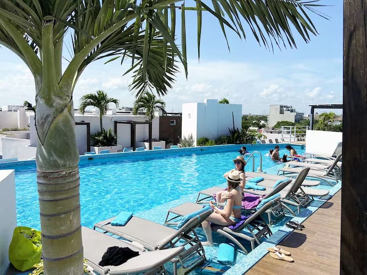 Golden Sea Dream - 2m To 5th Ave & 5m To Beach - Playa del Carmen