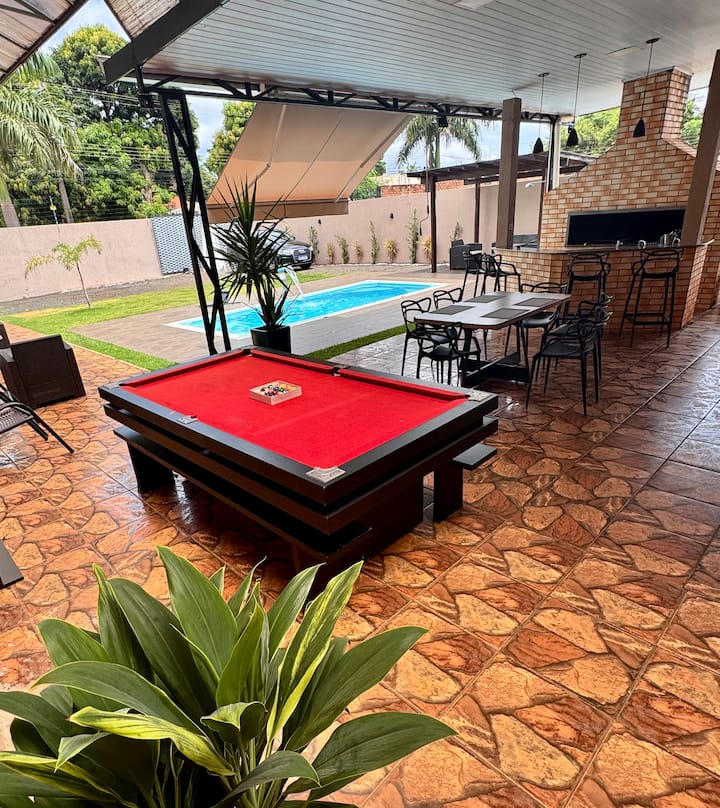 Heated Pool, Gourmet Space And Pool Table House - Foz do Iguaçu
