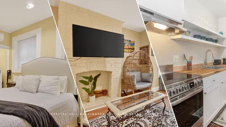 Capitol Hill Dc 1br – Sleeps 5, Metro + Parking - Washington, D.C.