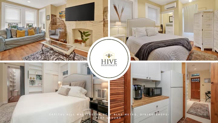 Capitol Hill Dc 1br Sleeps 5, Metro + Parking - Chinatown, DC