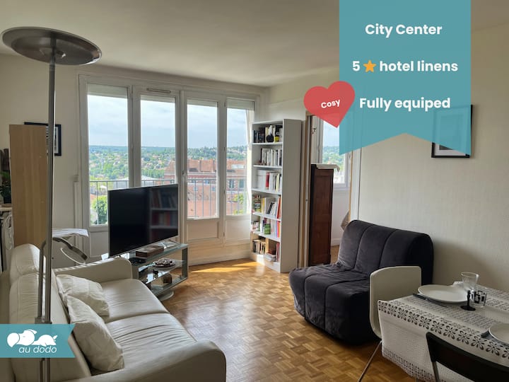 Central : 2 Pièces Lumineux Avec Vue - 10min Rer A - Poissy