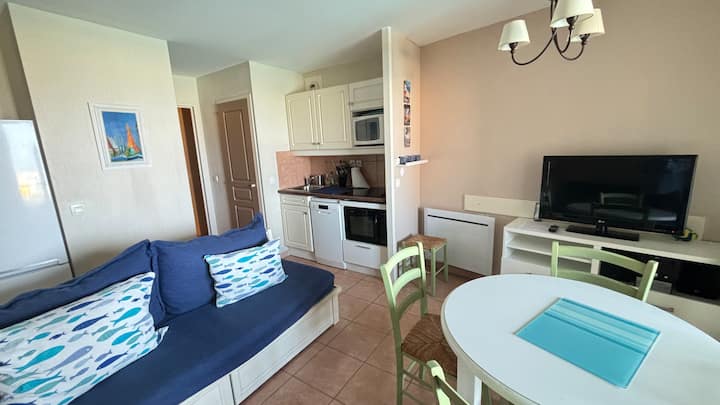 Joli T2 Vue Mer Et Piscine (3/106) - Sanary-sur-Mer