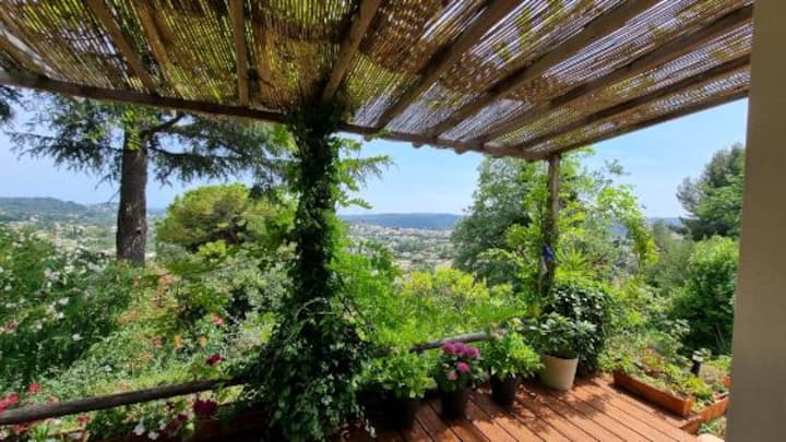Maison Proche Saint Paul De Vence Vue Mer - La Gaude