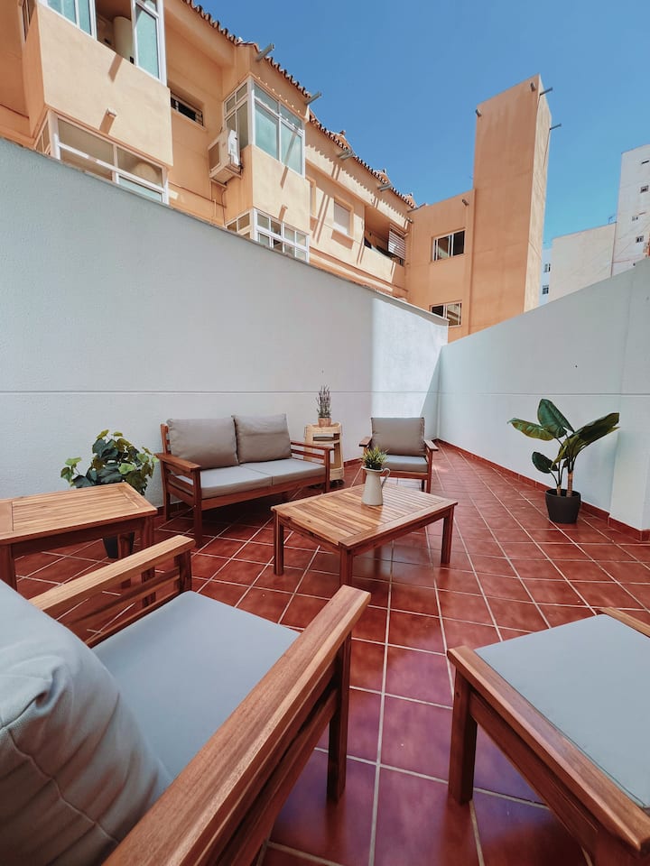 Departamento Céntrico Con Terraza En Málaga. - Andalusia