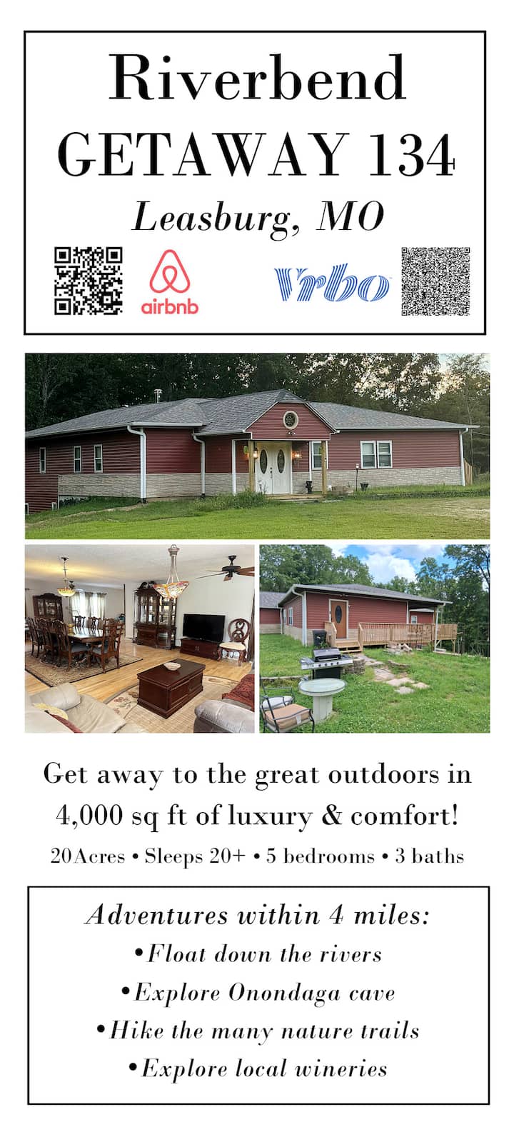 Riverbend Getaway 134 - Cuba, MO