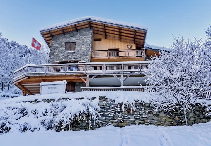 Casa-chalet Du Torchet: Luxe Chalet Avec Vue - La Plagne