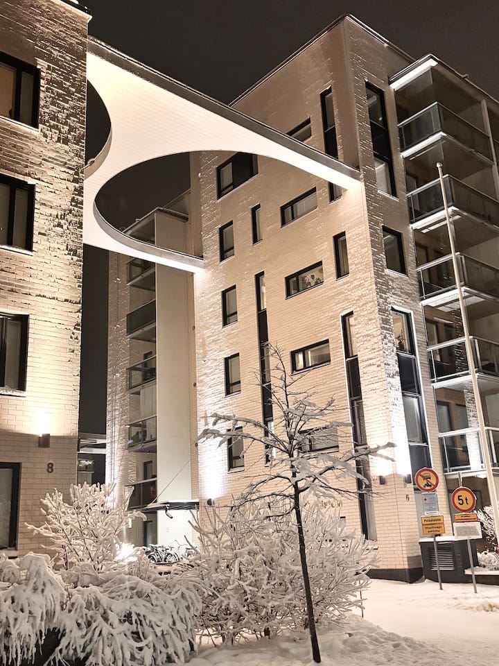 Aurelia City Centre. 3-room, Sauna + Parking-hall - Rovaniemi