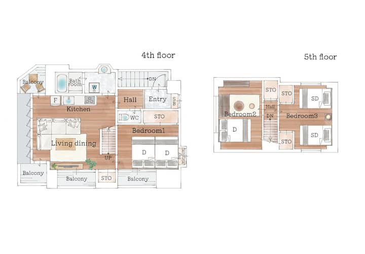 Jr Takadanobaba St. 7 Min 3 Ldk 5 Beds - Shinjuku