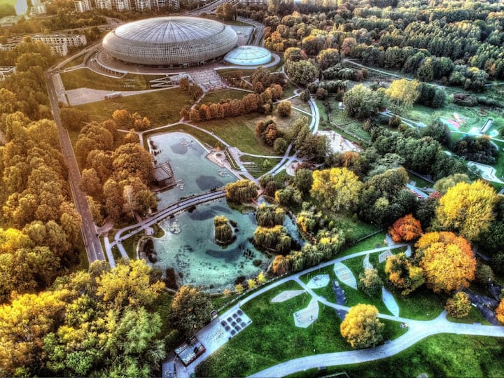 Big Attic Apartment Near Tauron Arena - Krakow