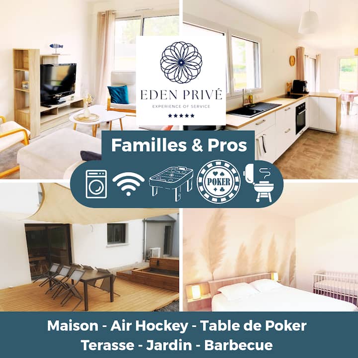 Maison Avec Jeux, 4 Chambres, Idéal Famille/pro - Betton