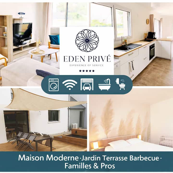 Maison Lumineuse, 4 Chambres, Idéal Famille/pro - Ille-et-Vilaine