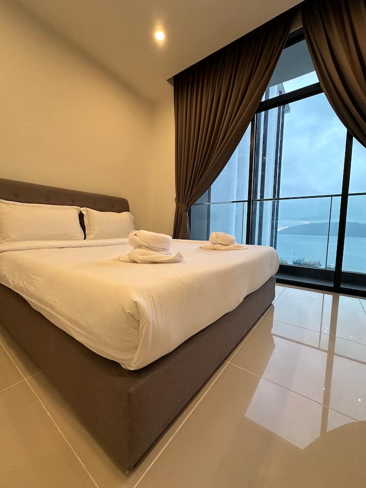 #23 New 2br Seaview The Shore @ City Centre - Kota Kinabalu