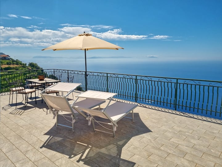Terrace On The Gulf Amalfi Coast, Furore (6 Guest) - Praiano