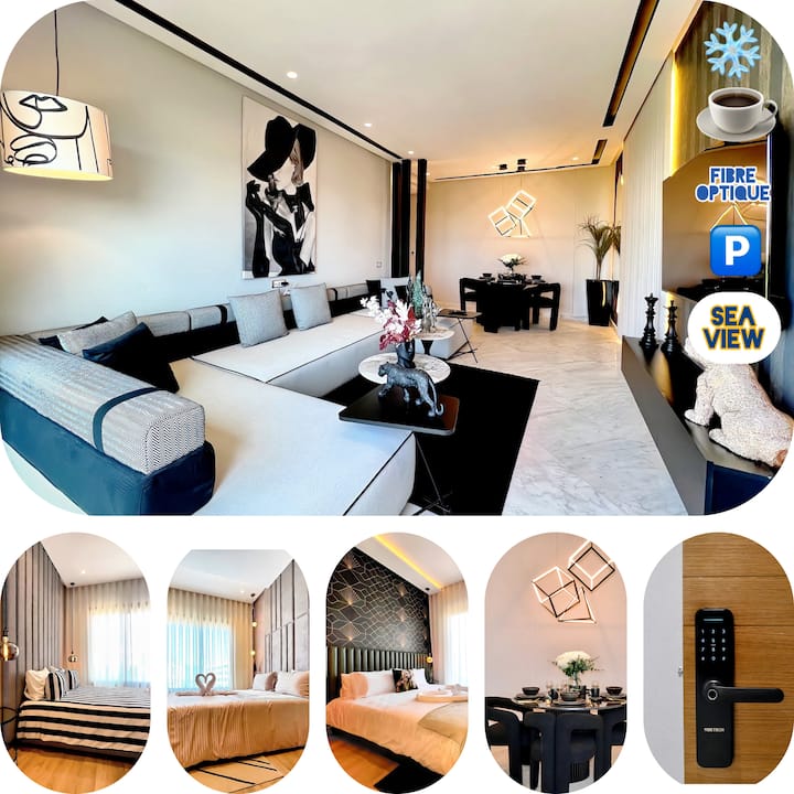 Anfa Living 05 | Sea View · 3br · Luxury Stay - Casablanca