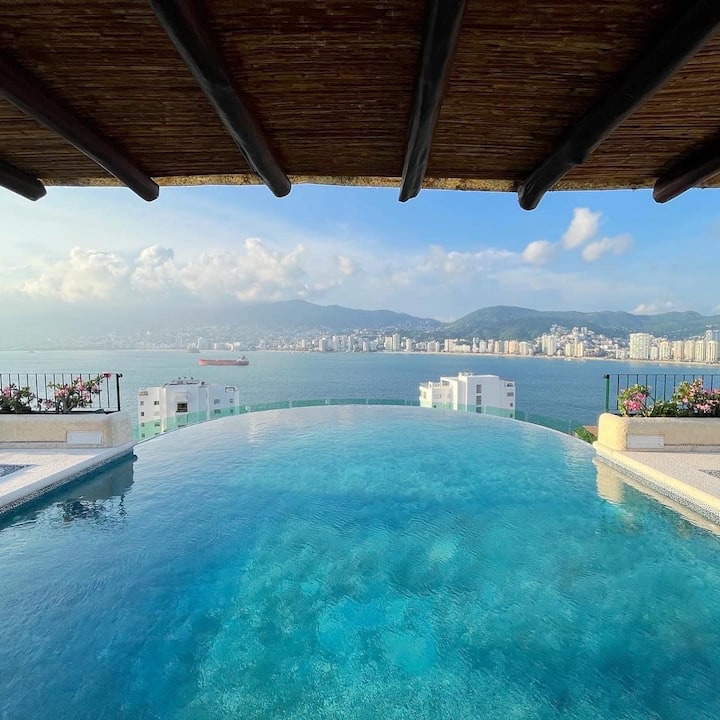 Residencia Con La Mejor Vista. - Acapulco