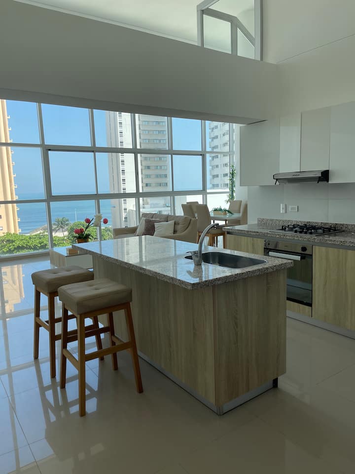 Hermoso, Con Vista Al Mar Y A La Piscina - Cartagena