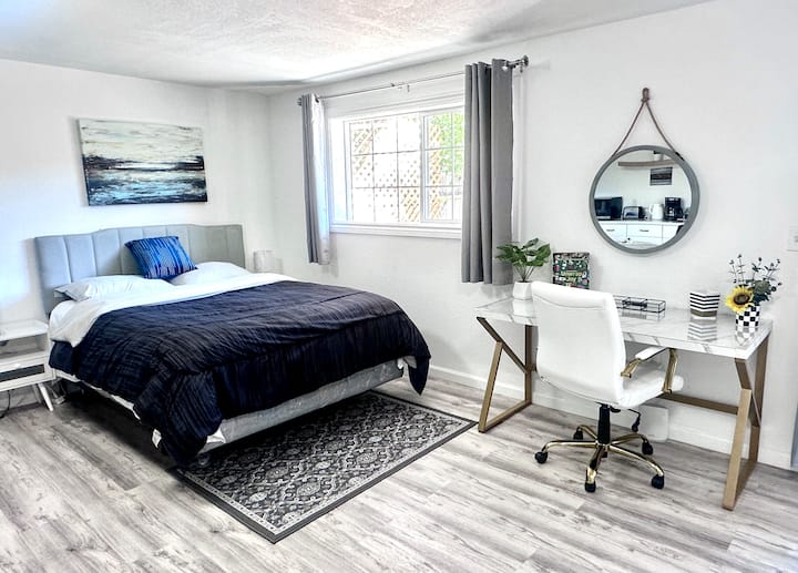 Private Garden Suite Near Bart – Wkly Stay 12% Off - UCSF, South San Francisco