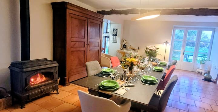 La Colline Gersoise Piscine-sauna-vue 360° - Gers