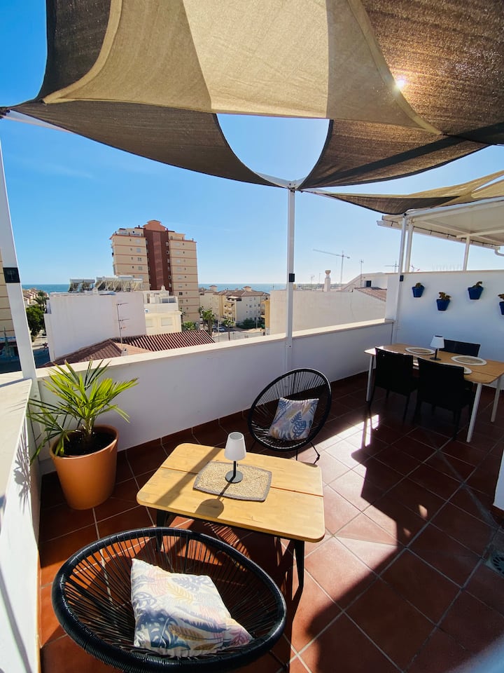 Duplex Avec Toit Terrasse Privé Et Vues - Torrox