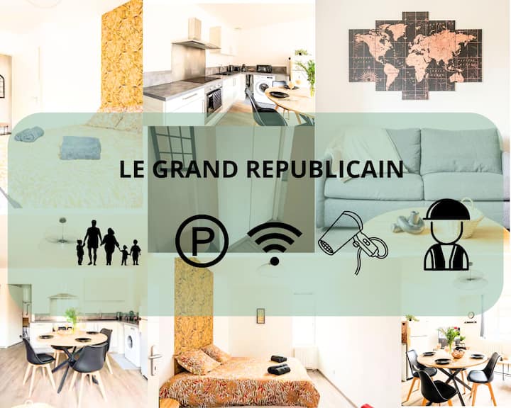 Le Grand Republicaint2- Parking Free - Anjou