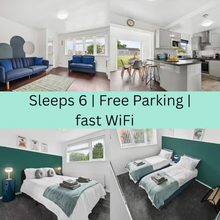 Modern 3br | Sleeps 6 | Free Parking | Fast Wifi - Warwick