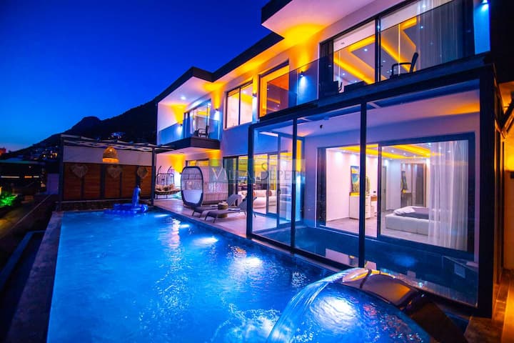Villa Posthane Resort- Infinity Pool - Kalkan