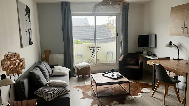 2 Pièces Balcon Wifi Parking
Vannes Centre - Vannes