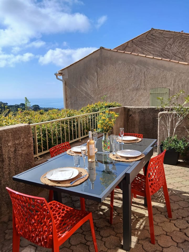 Les Issambres Calme,vue Mer Sans Vis à Vis 4/6pers - Les Issambres