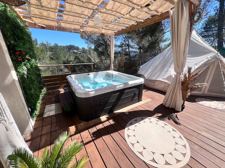 Love Room Tente Chauffée Lodge/spa Mfg Chez C&c - Nice