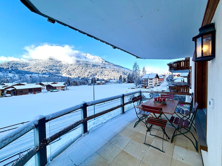 Charming 4.5 Rooms Apartment With Panoramic View - Davos