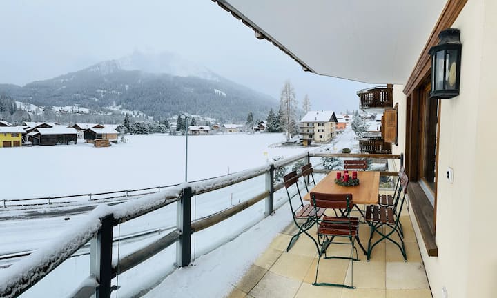 Charming 4.5 Rooms Apartment With Panoramic View - Klosters-Serneus