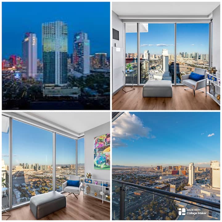King Strip Views Free Parking Balcony, No Fees - Las Vegas, NV