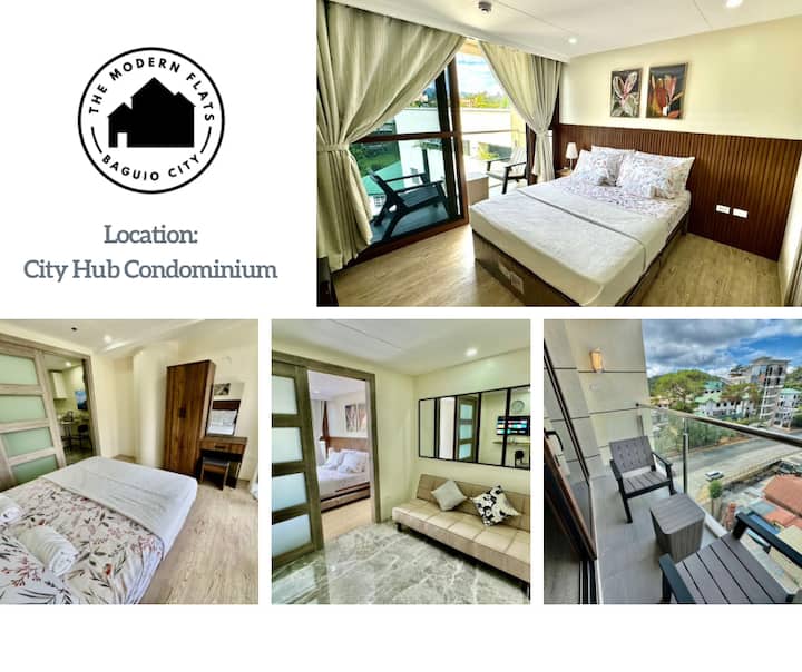 Modern Flats At Cityhub Baguio | Wifi |City Center - Baguio