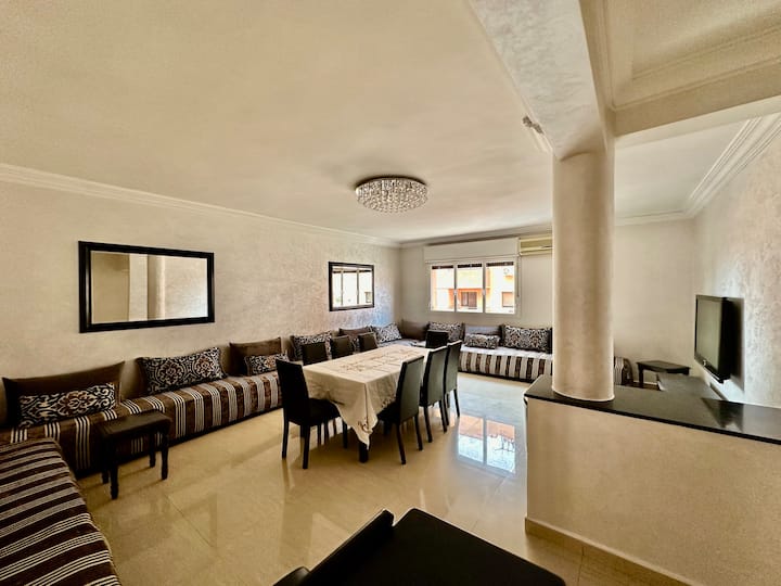 Bel Appartement De 2 Chambres - Marrakech