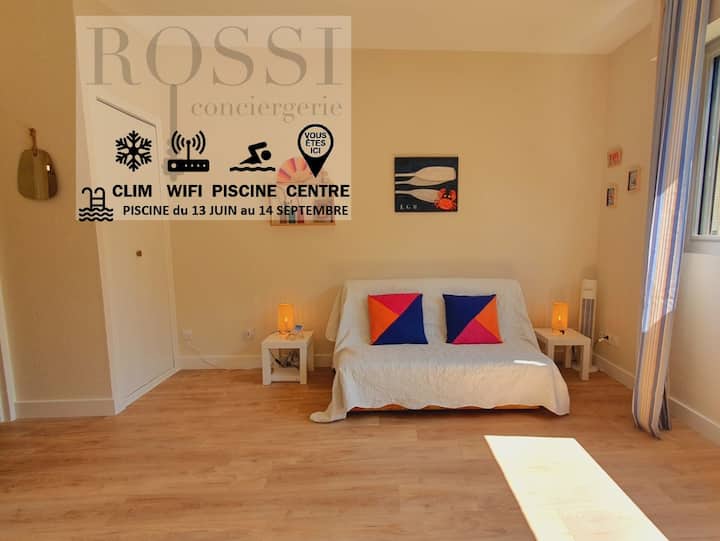 Suite Incas Pour 2 Clim Wifi Piscine Centre-ville - La Grande-Motte