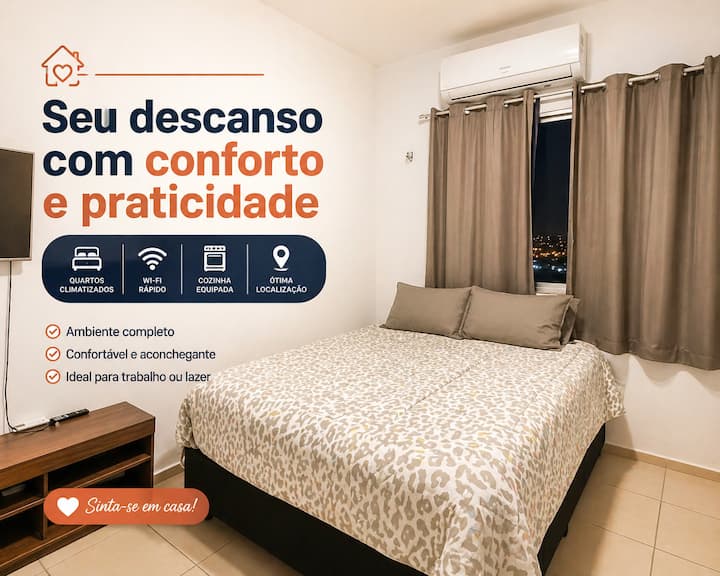 Apto Completo No Salinas 02 Quartos Wi-fi Ar - Fortaleza