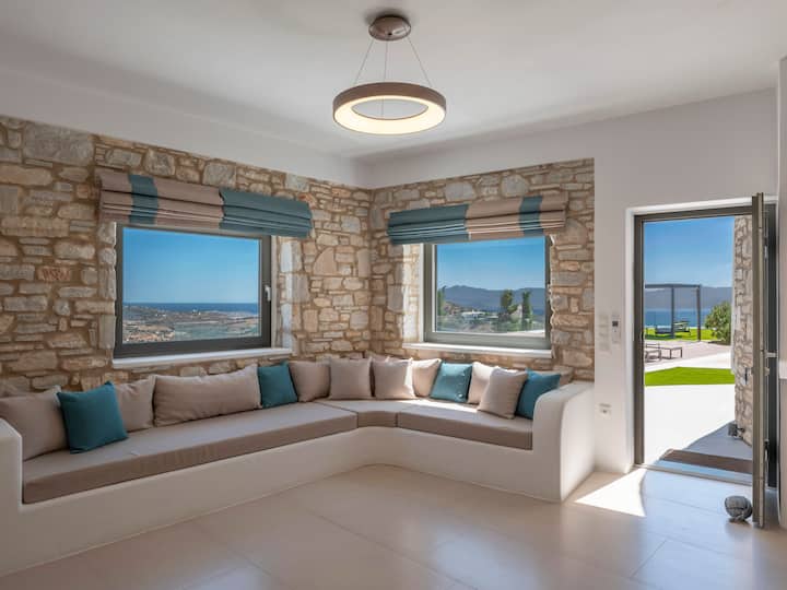 Lagaditis Villa With Pool And Stunning Naxos View - Paros
