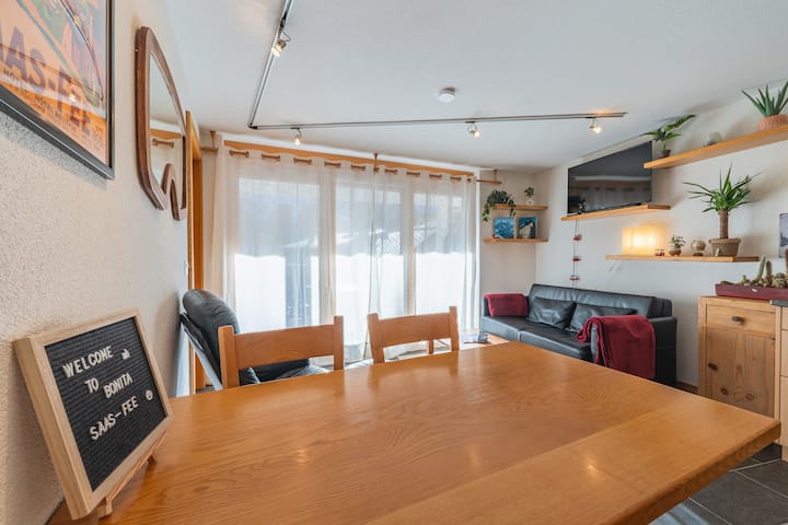 Vue, Terrasse Et Central: Idéal Pour Les Couples - Saas-Fee