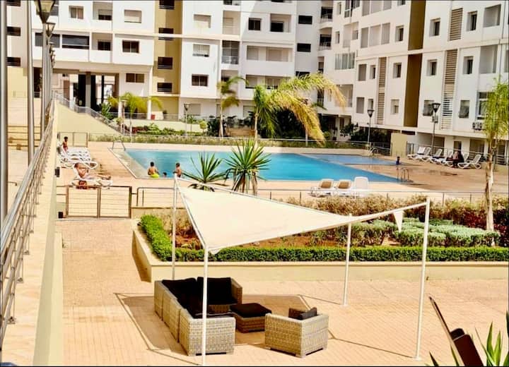 Magnifique & Climatisé , Proche Commerces & Plage - Agadir
