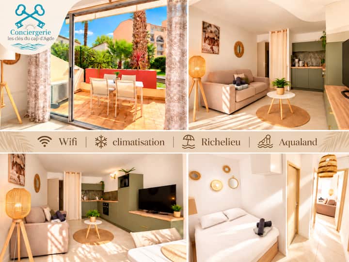 Les Terrasses - Beach, Aqualand & Air Conditioning - Vias