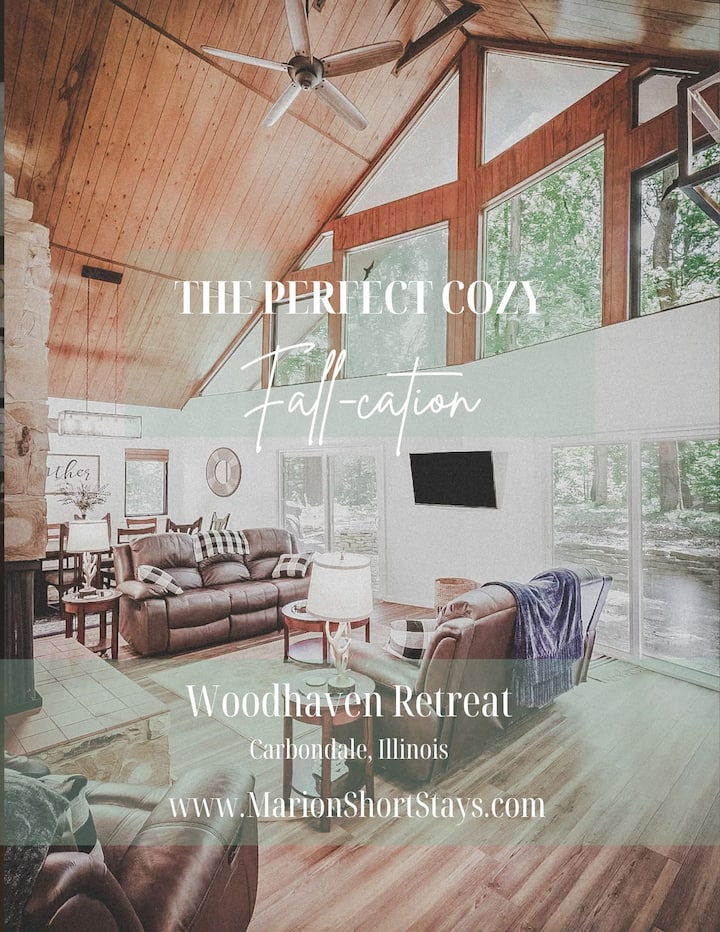 Woodhaven Retreat Private Cabin On Secluded Acres! - Carbondale, IL