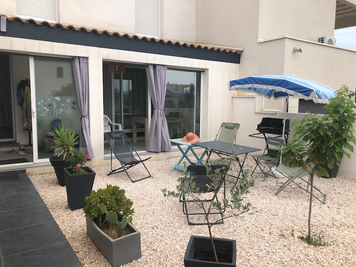 Villa Méditerranée • 4 Ch • 8 Pers • Clim • Plage - Sérignan