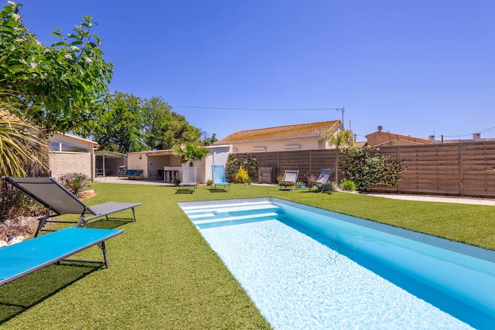 Superbe Villa Avec Piscine - Sauvian
