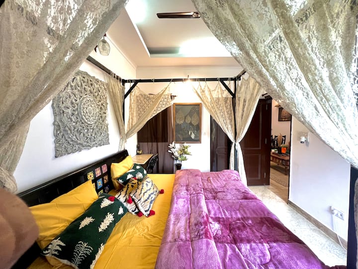 Urban Boho 3bhk+terrace/deer Park / South Delhi - 뉴델리